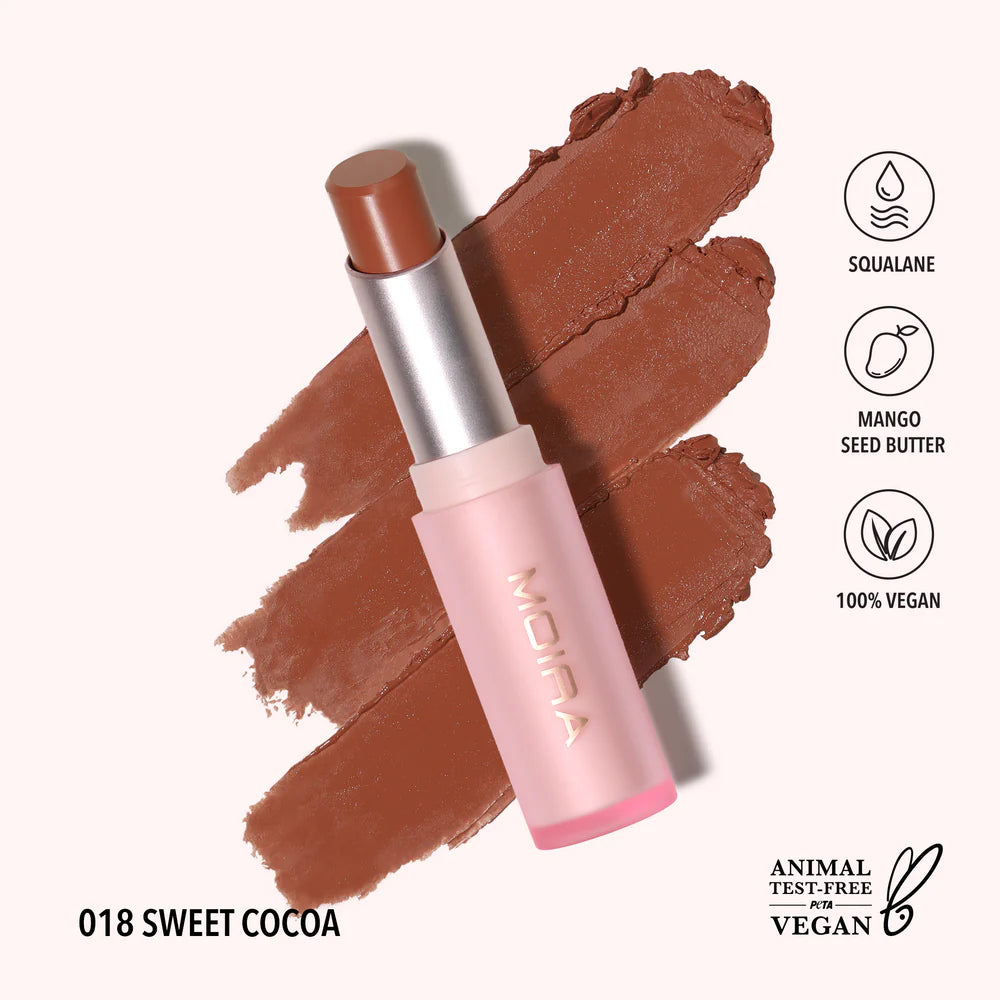 Signature Lipstick (018, Sweet Cocoa) – COCO MILLEN