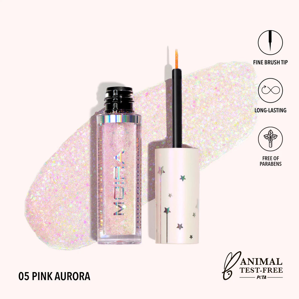 Glitter Glitter Liner (005, Pink Aurora) – COCO MILLEN