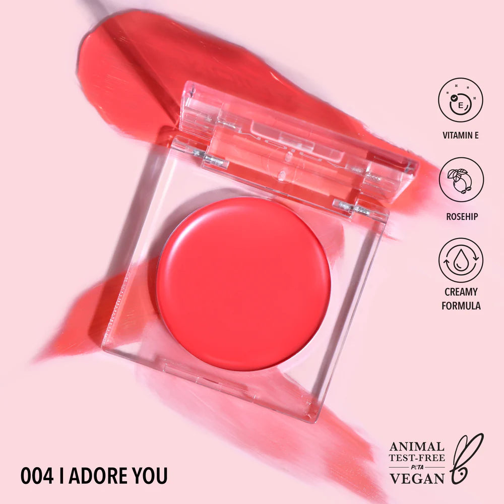 Loveheat Cream Blush (004, I Adore you) – COCO MILLEN