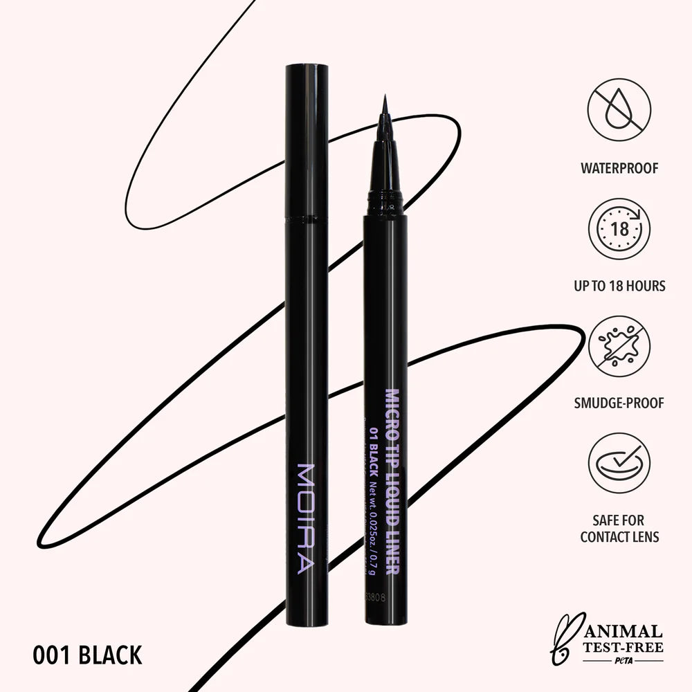 Micro Tip Liquid Liner (001, Black) – COCO MILLEN
